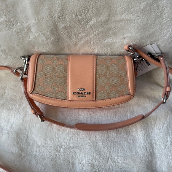Coach | Bags | Coach Andrea Small Shoulder Bag In Signature Jacquard ...
